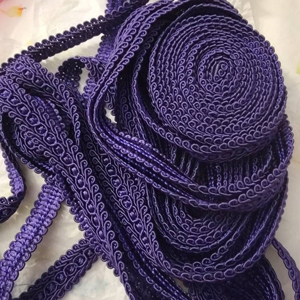 65 Col. Rayon Braid Fringe Trims Braid Trimming Upholstery 1.8cm - 0.7 ...