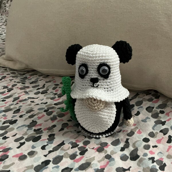 Crochet Patterns Panda Gnome, Amigurumi Crochet Panda Pattern, Animal ...