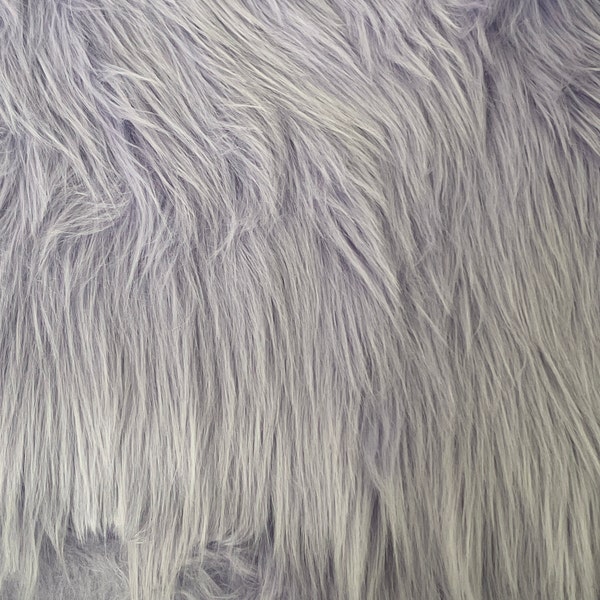 Lavender Luxury Shag Faux Fur Fabric - Etsy