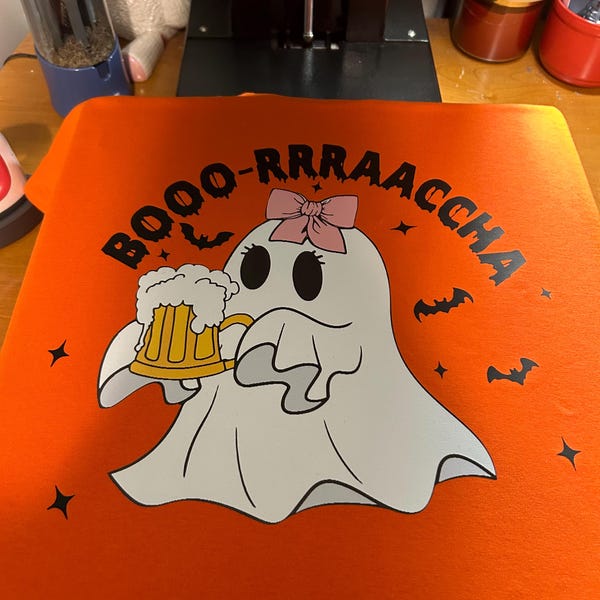 Boo Rracha Halloween Ghost SVG PNG Files, Borracha Ghost Svg, Latino ...