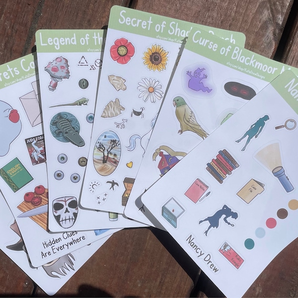 Nancy Drew Stickers | Aesthetic Stickers | Laptop Stickers | Notebook ...