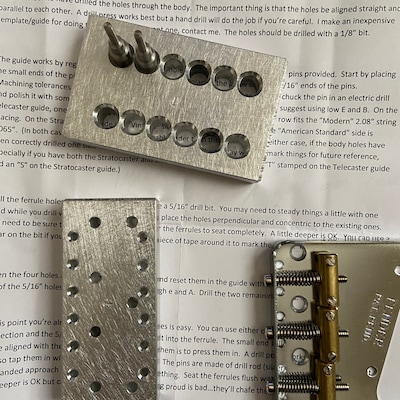 Telecaster Vintage/modern Thru-body Ferrule Installation Guide - Etsy