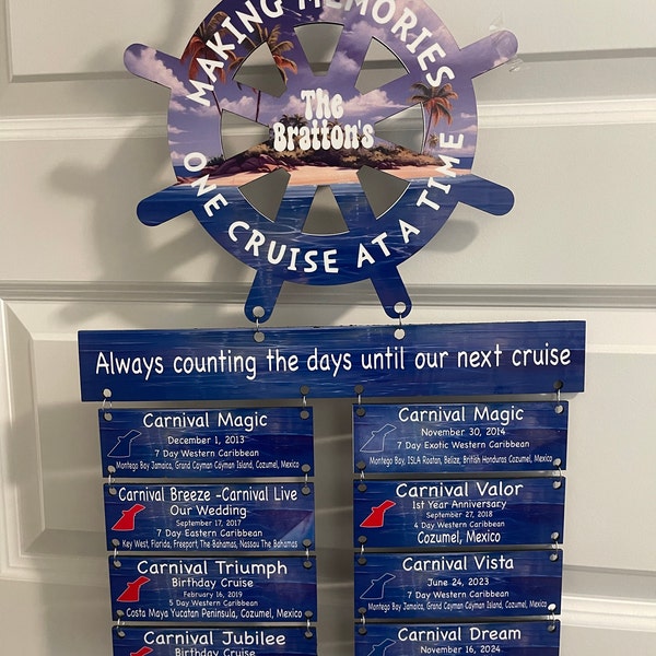 Personalized Carnival Cruise Duck Tags: Carnival Cruise Sign and Sail ...