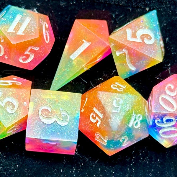 Dnd Dice Mold Set With Blanks/geode Mold- Various D6 and D4 Shapes ...