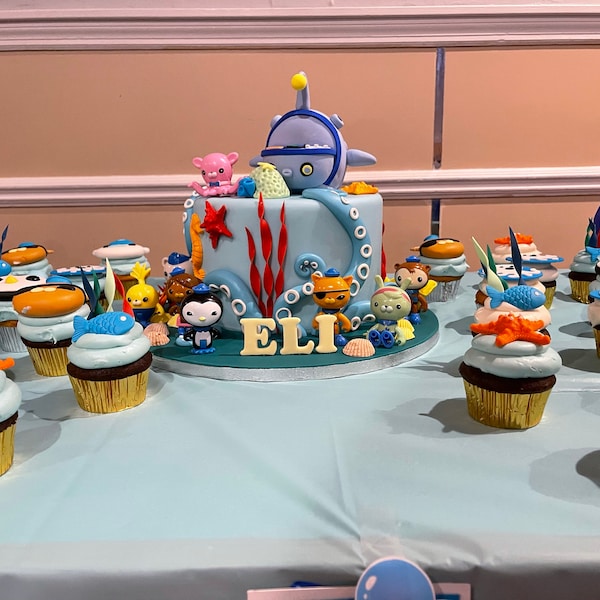 Octonauts Birthday Cake Topper, Personalised - Etsy