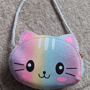 Fluffy Plush Cat Rabbit Bag Children's Kids Girls Handbag Accessories ...