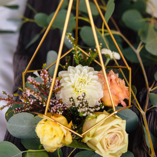 Geometric Centerpiece Base - DIY Wedding - DIY Home Decor - Geometric ...