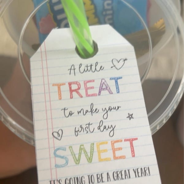 Chip Chip Hooray Happy First Day Chocolate Chip Cookie Tag, Printable ...