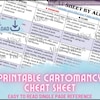 Cartomancy Cheat Sheet Quick Reference Guide - Playing Cards Fortune ...