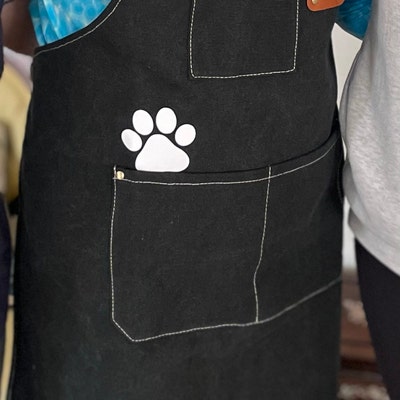 Grooming Smock Dog Groomer Gift for Dog Groomer Apron Dog Grooming ...