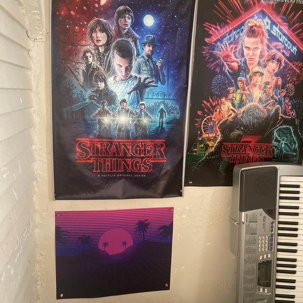Synthwave Retro Poster - Etsy
