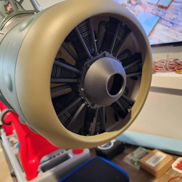 RC Aircraft Dummy Radial Engine - Etsy