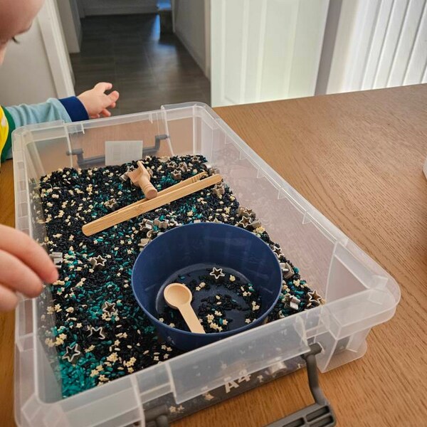 Rainbow Sensory Rice X 6 Colours | Sensory Rice | Rainbow Rice ...