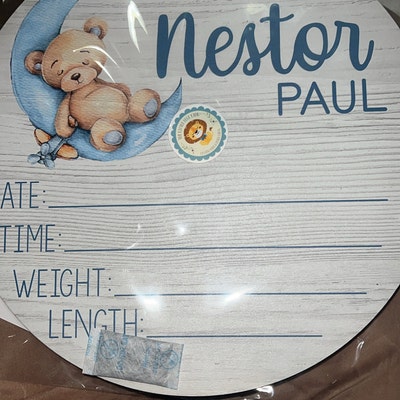 Moon Baby Shower Favor Stickers, Moon Baby Shower Labels, Printed Baby ...