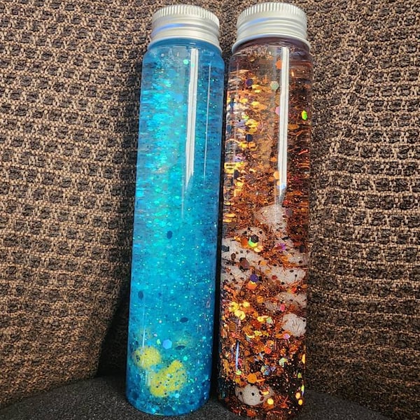 Glitter Storm Sensory Bottle | Calm Down Bottle - Etsy
