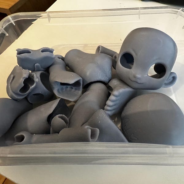 Human Kabbit BJD STL: 3D Printed Doll Base (26-28cm) - Etsy