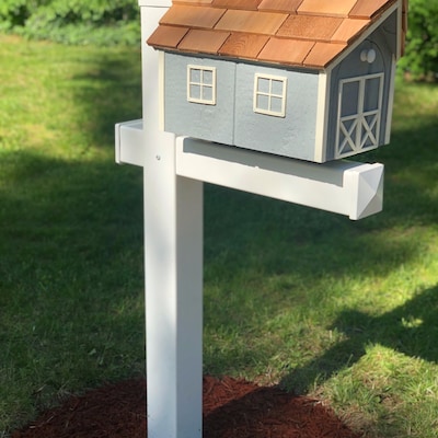 Amish Barn Style Mailbox beige Mailbox Series - Etsy