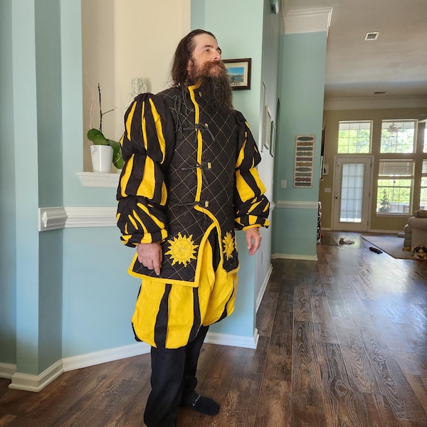 Landsknecht Stripped Coat, Landsknecht Waffenrock, Historical Costume ...