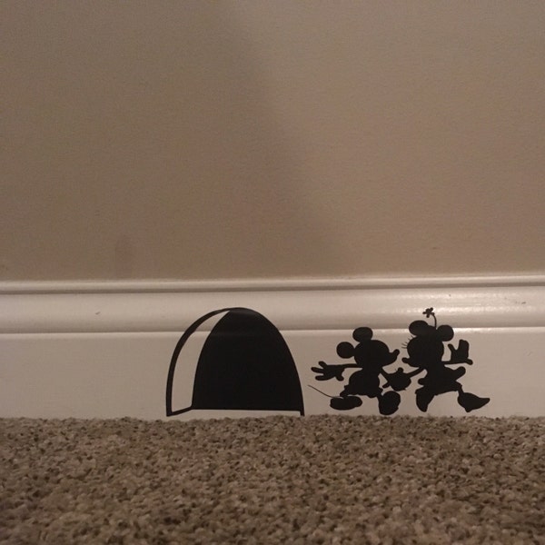 Disney Baseboard Decal,set of Disney Stickers, Mickey Mouse,minnie ...