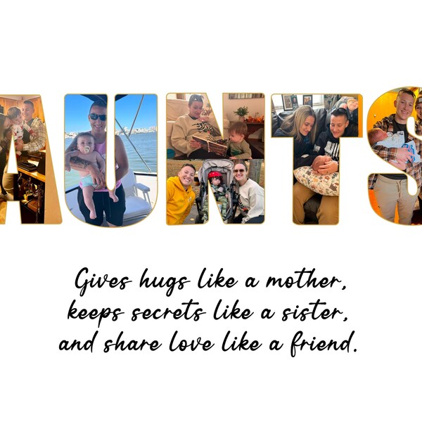 Personalized Gift Ideas for Teacher, Editable Teacher Photo Collage ...