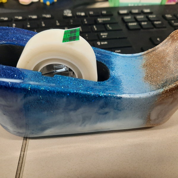 6 Piece Beach Theme Resin Office Supply Set | Resin Scissors | Resin ...