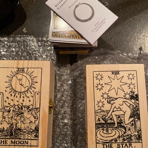 Tarot Cards Box 13 Designs,handcrafted for Storing Your Cards , Hinged ...