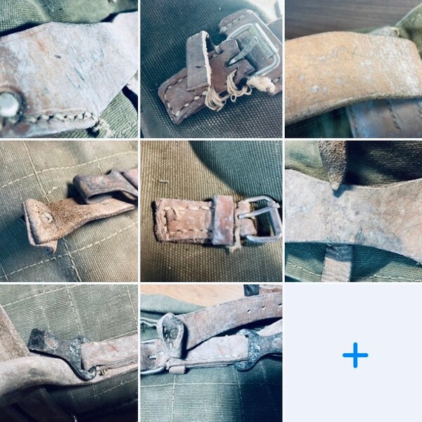 Genuine Romanian Army Rucksack Bag Military Surplus OD Shoulder Strap ...