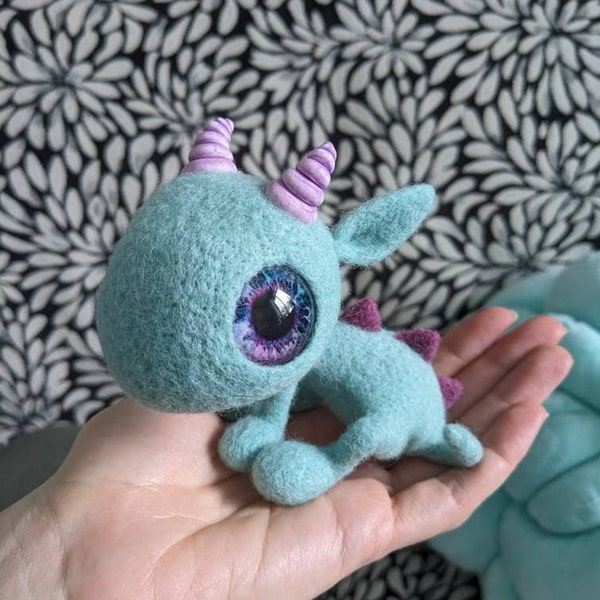 Needle Felted Wool Dragon, Fantasy Art Doll, Home Decor - Etsy