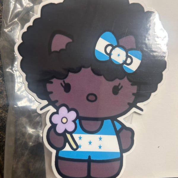 Jamaica Cat Vinyl Sticker - Etsy