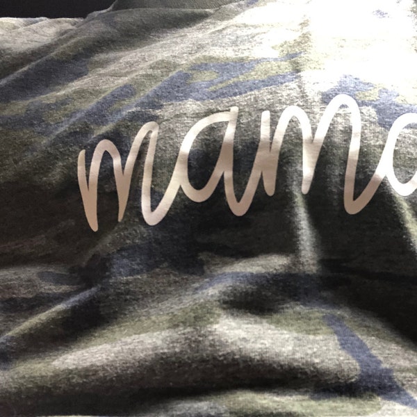 Mama Camo Tee - Mom Shirt - Mama Shirt - Mommy Shirt - Mom Life Shirt ...