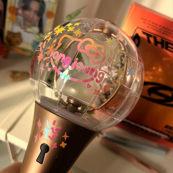 CUSTOM Kawaii Kpop Lightstick Decals / Vinyl Sticker / Lightstick ...