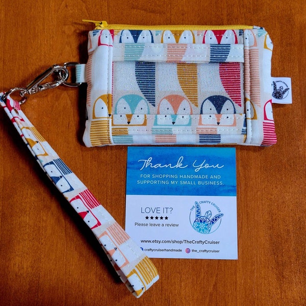 ID Wallet With Wristlet Strap Student Gift ID Holder Coworker Gift ...