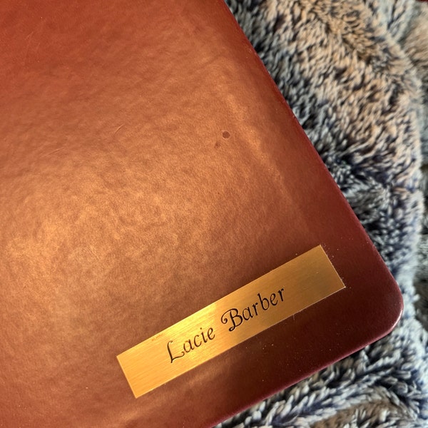 PERSONALIZED *** Bible Name Plate - Silver - Gold *** Custom Name ...