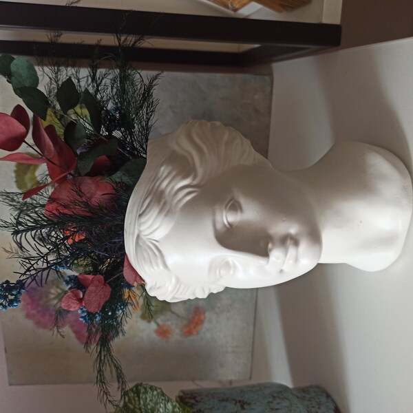 Handmade Human Face Wall Planters - Creative Plant Display - Face Plant ...