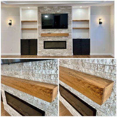 Fireplace Mantel, Rustic, Shelf, Floating Mantel - Etsy