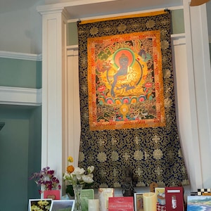 Beautiful Om Asta Mandala Thangka Handmade in Nepal - Etsy