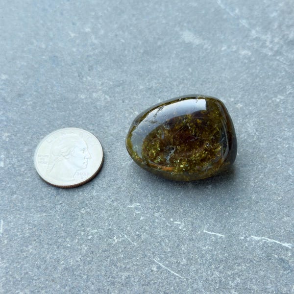 Green Garnet Tumbled Stones - Grossularite Garnet - Rare Stones ...