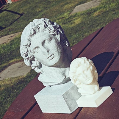 3D Printed Helios Bust vaporwave macintosh Plus - Etsy