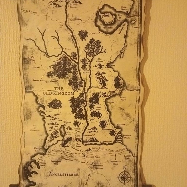 Map of Prythian, ACOTAR Map, Realm of Faeries Map, A Court of Thorns ...