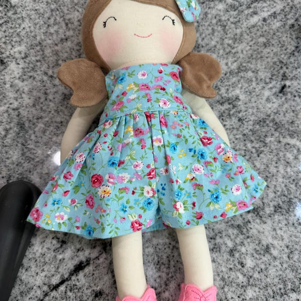 Handmade Rag Doll, Design Your Own Doll, Custom, 40cm (16”), Dress up ...