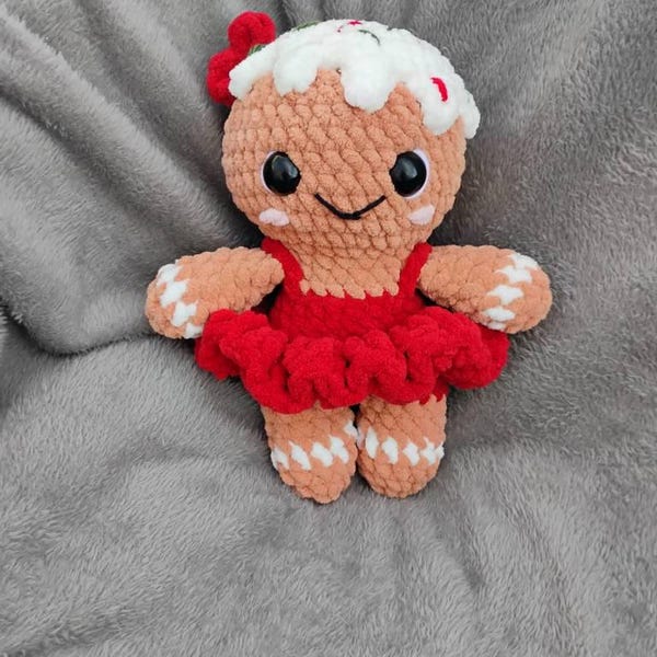 Gingerbread Twins Crochet Pattern, Ginga & Gingy (PDF Pattern) - Etsy