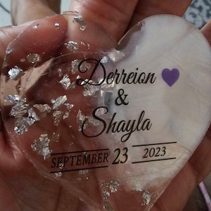 Personalized Epoxy Key Chain Favor, Custom Epoxy Wedding Resin Gift ...