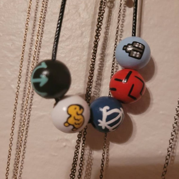 Percy Jackson Camp Half-blood 5 Beaded Necklace— With Titan's Curse ...