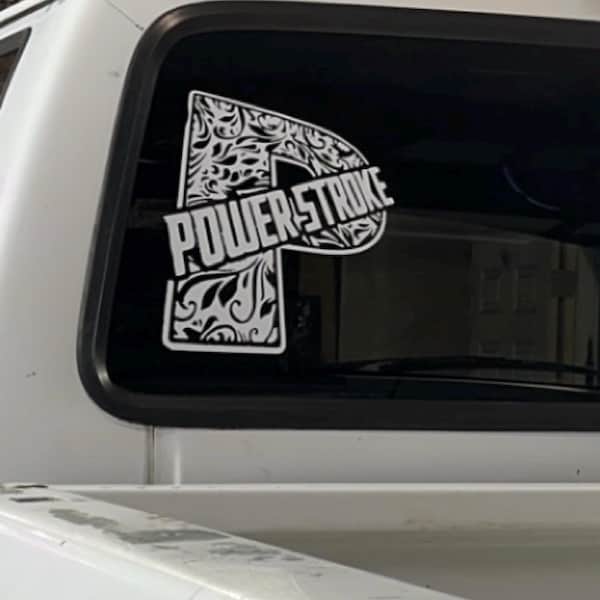 Duramax Tooled Leather Decal | Truck Decals | Window Decal | Permanent ...