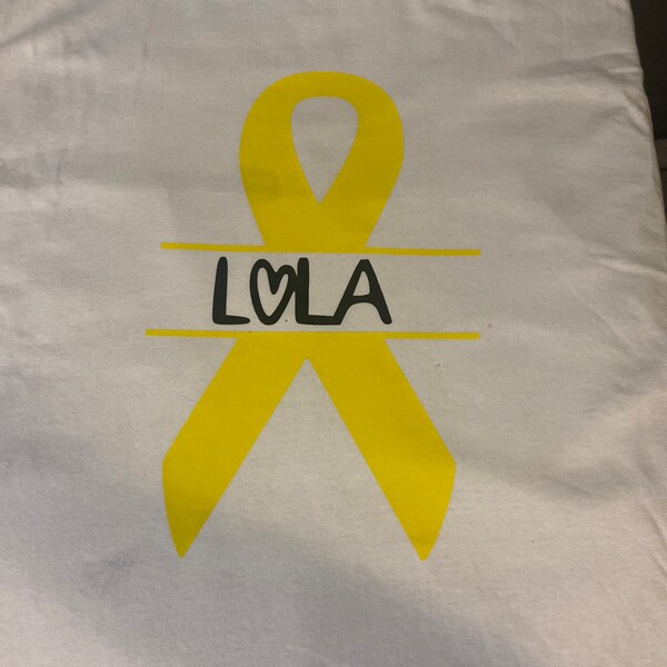 Awareness Ribbon Split Name Frame SVG Cut File | Cancer Awareness ...