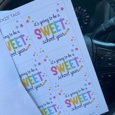 It's Going to Be a SWEET School Year TAG, First Day of School Cookie ...
