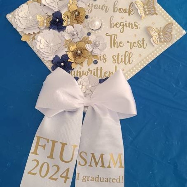 Custom Graduation Cap Topper Personalized Grad Cap - Senior Class of ...