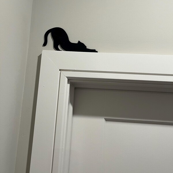 Cat Silhouette Door Topper - Etsy