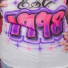 Airbrush Est Year Design - Etsy