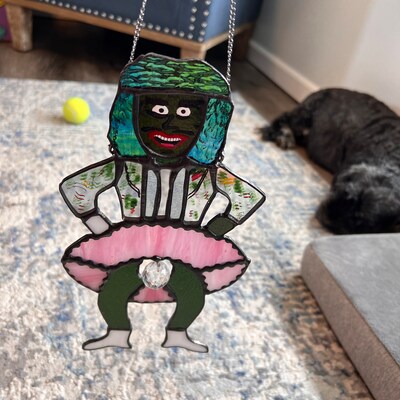 Old Gregg Stained Glass Window Catcher - Etsy